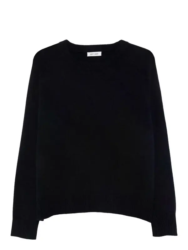 Soft Goat Cashmere Jumper - Blue
