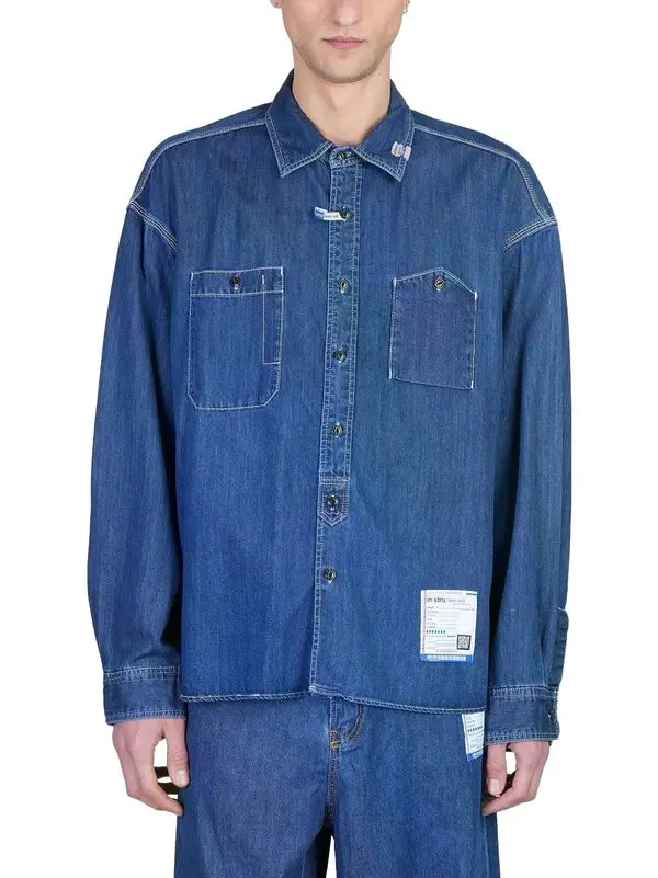 Mihara Yasuhiro Denim Shirt - Blue