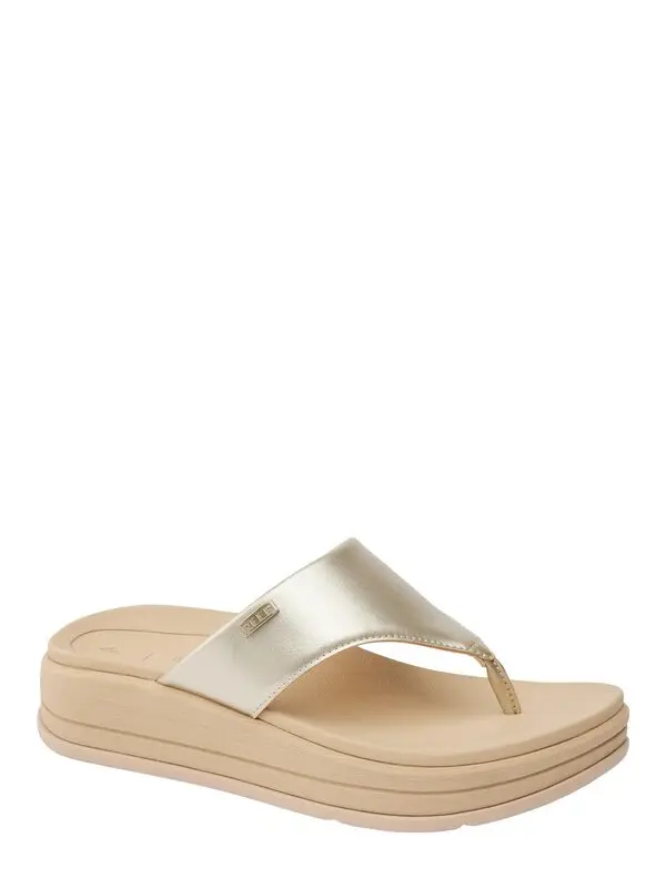 Reef Aura Serenity Platform Flip Flop - Golden Hour
