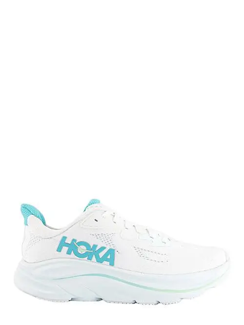 Hoka Clifton 10 Woven Low-top Trainers - White Cielo Blue