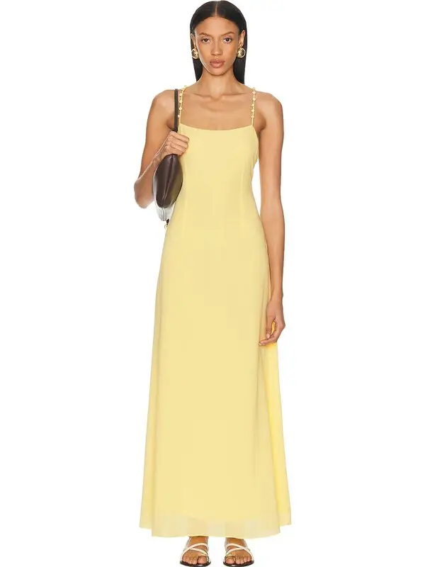 Solid & Striped The Renna Dress - Custard