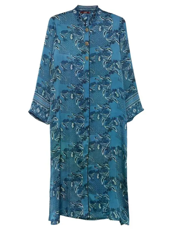 OBIDI Cleo Shirt Dress - Blue