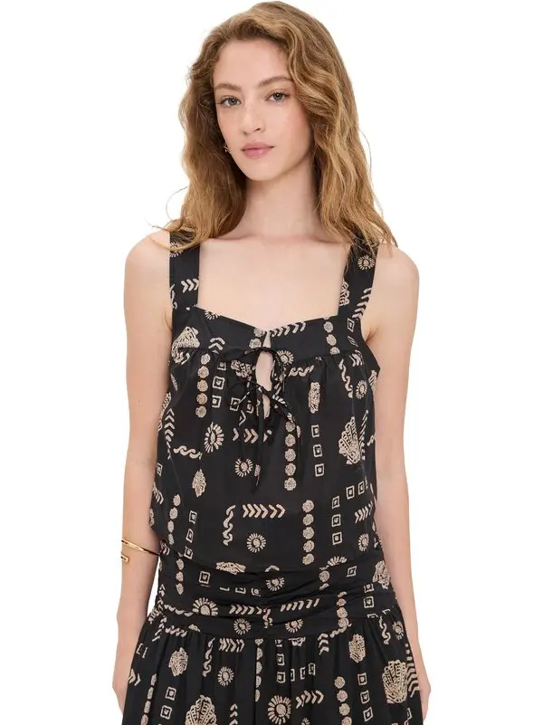 Rails Blythe Sleeveless Top - Beach Shells