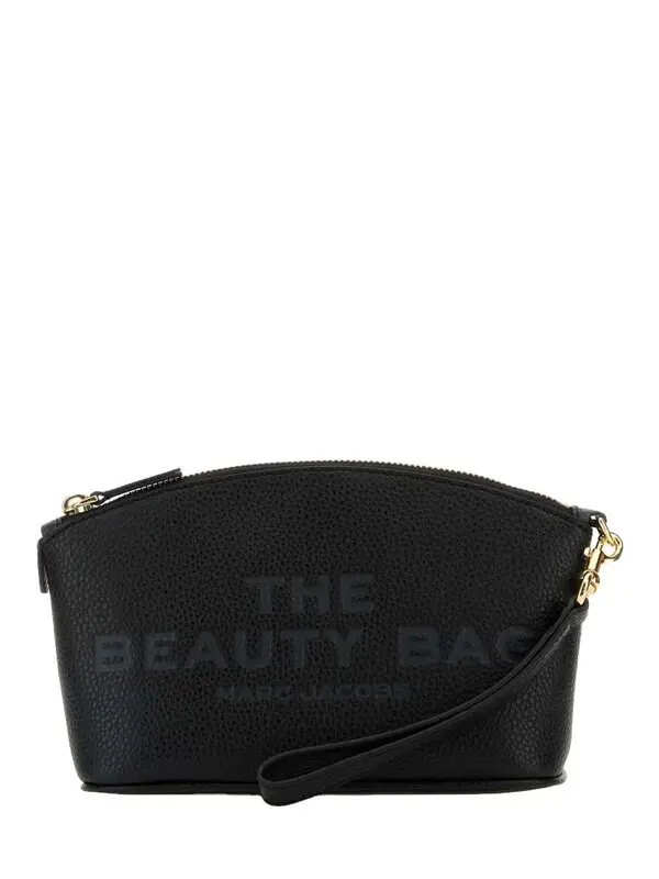 Marc Jacobs Leather Beauty Case - Beige