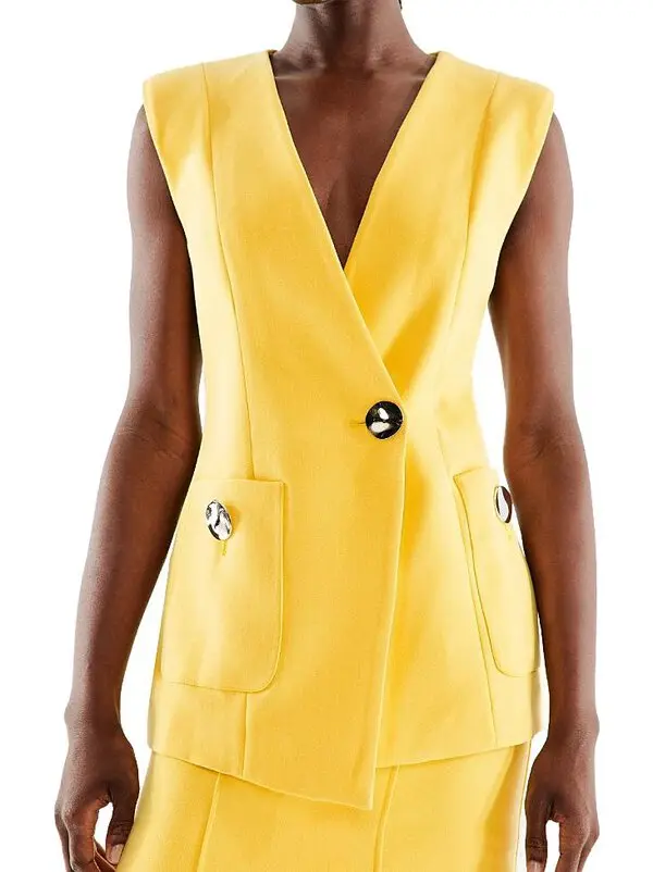 AS By DF Merci Vest - Lemon Yellow