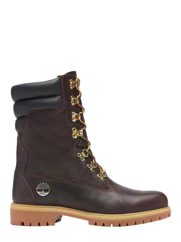 Timberland Premium Tall Lace Up Waterproof Boots - Brown