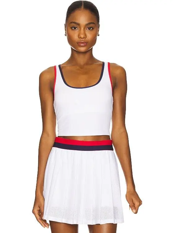 Beach Riot Ash Cropped Top - Cherry Indigo Colorblock