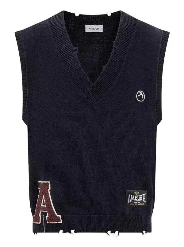 AMBUSH Repair Stitch Vest - Blue