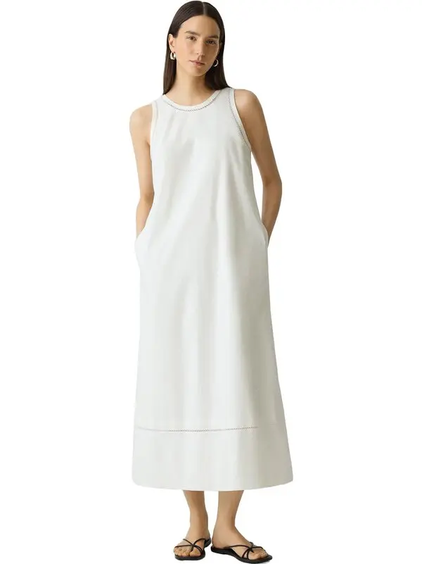 Theory Maxi Tank Dress - White