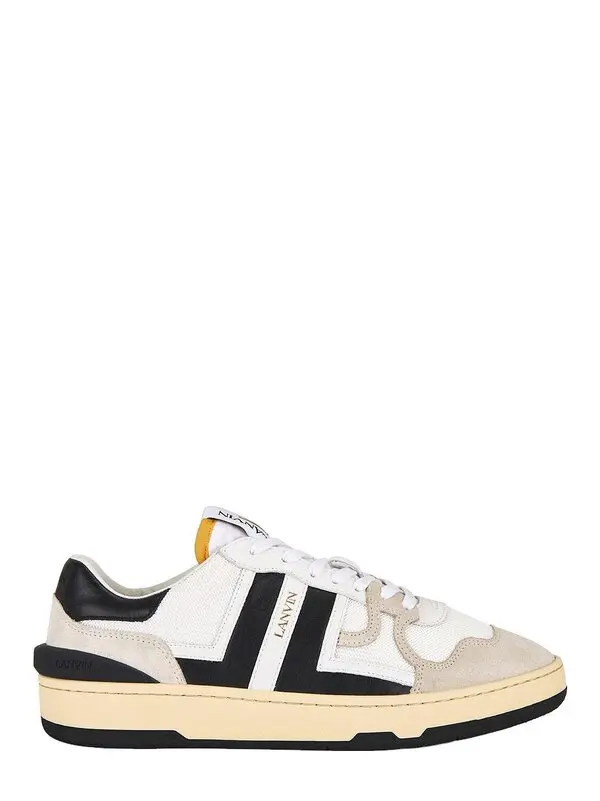 LANVIN Clay Sneakers - White & Black