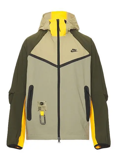Nike Tech Full Zip Trek Jacket - Neutral Olive & Sundial