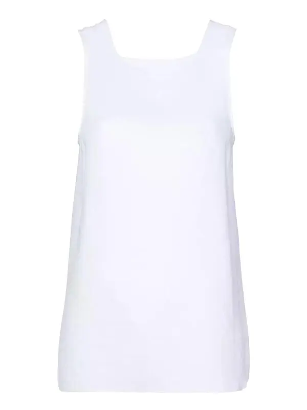 Tibi Crepe Top - White