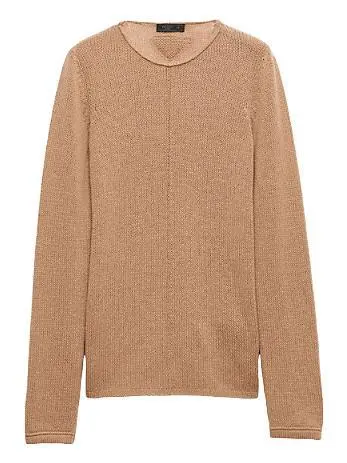 Prada Knitted Cashmere Jumper - Brown