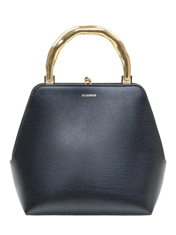 JIL SANDER Goji Square Bag - Black