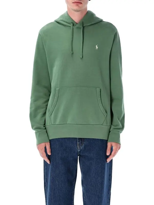 Ralph Lauren Loopback Fleece Hoodie - Olive Green