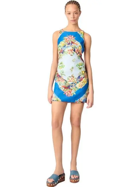 Maje Patterned Shift Dress - Multicolor
