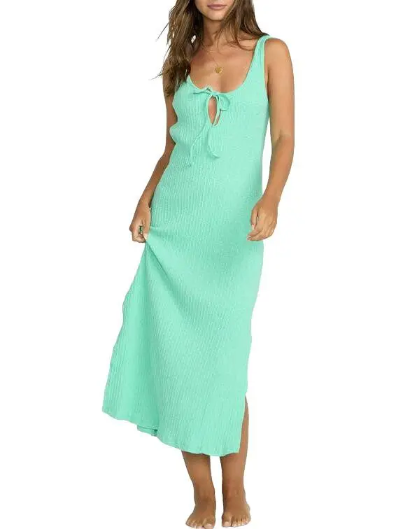 BILLABONG Sweet Heat Rib Midi Dress - Poolside