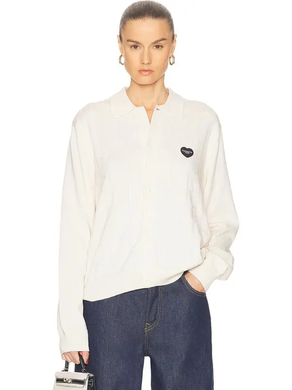 Carhartt Work In Progress Drewe Cardigan - Natural