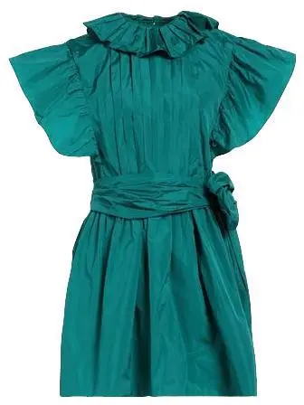Alberta Ferretti Mini Trapeze Dress - Green