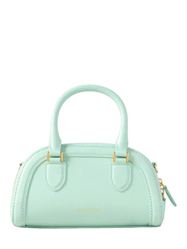 Alexander McQueen Birdee Boston Leather Tote - Green