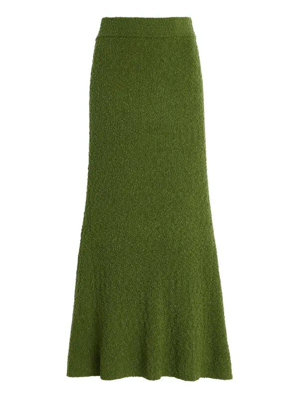 THIRD FORM Wistful Knit Midi Skirt - Green