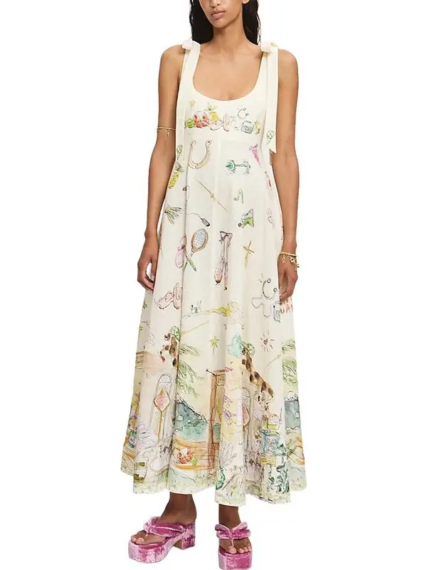 ALEMAIS Anouk Ballet Sundress - Cream