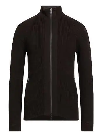 DANIELE FIESOLI Cardigan In Merino Wool And Acrylic - Brown