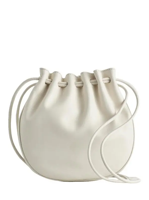 Cos Gathered Pouch Bag - White