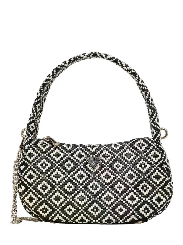 Guess Braided Crossbody Bag - Black