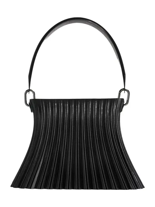 TOUCHLESS Selo Pleated Shoulder Bag - Black