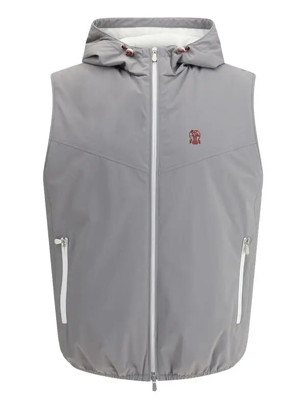 Brunello Cucinelli Waterproof Vest - Grey