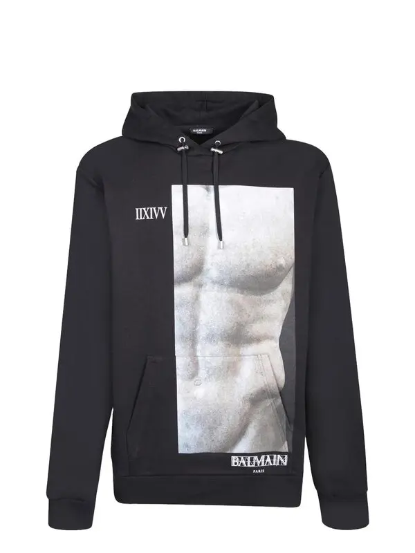 Balmain Statue Hoodie - Black
