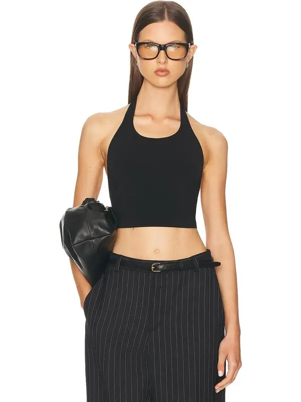 A.L.C. Rory Knit Top - Black