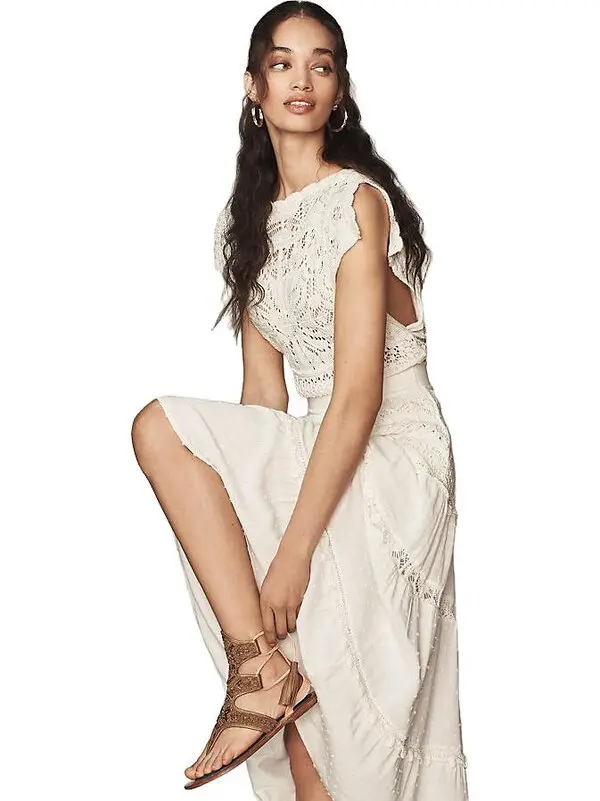 MEHER KAKALIA Queen Clio Gladiator Thong Sandals - Gold / Caravan