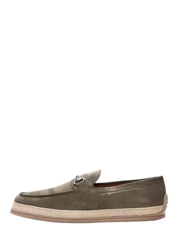 POCHE PARIS Horsebit-detail Loafers - Green