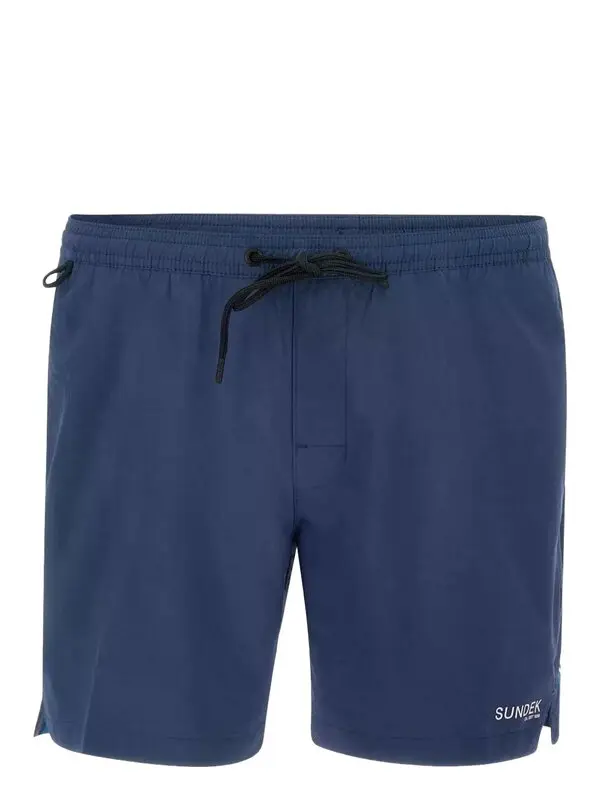 Sundek Boardshort Firebird Swim Shorts - Blue And Green