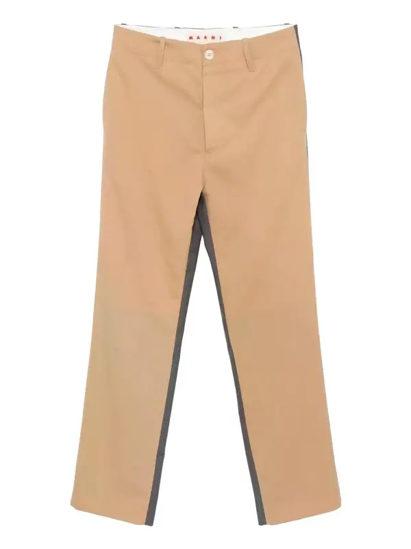 Marni Wool Trousers - Brown