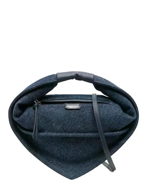 FEDERICO CINA Denim Tote Bag - Blue