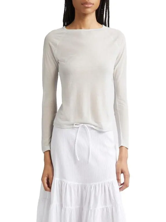 Paloma Wool Hiro Raglan Sleeve Top - Light Grey
