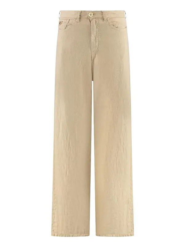 LOIS Marlene Linen Trousers - Beige