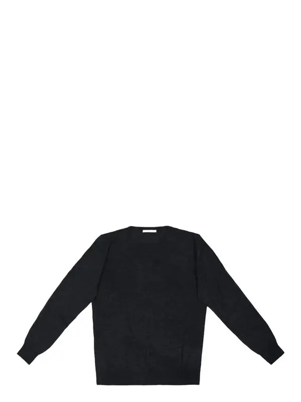 KANGRA Crew-neck Long Sleeve Sweater - Grey