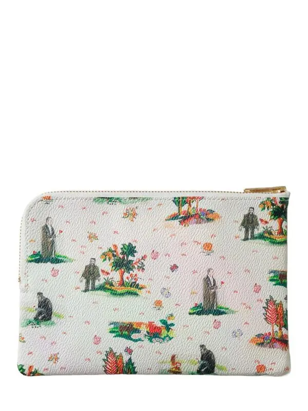 UNDERCOVERISM Floral Print Pouch - White