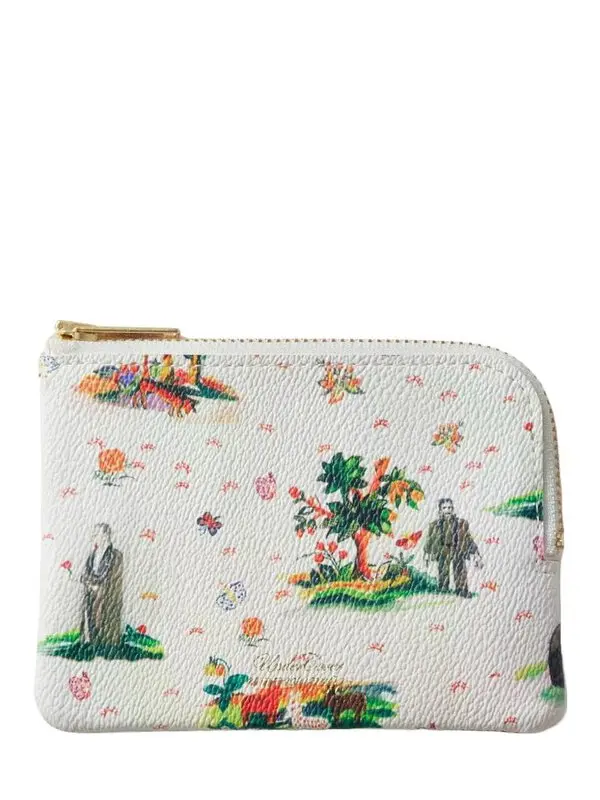 UNDERCOVERISM Patterned Zip Pouch - White