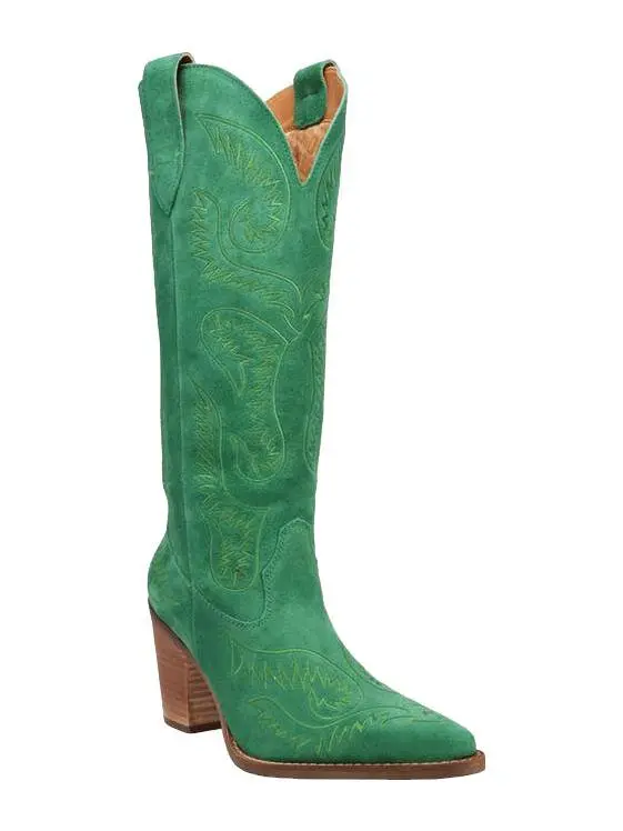 DINGO Evita Western Boot - Green