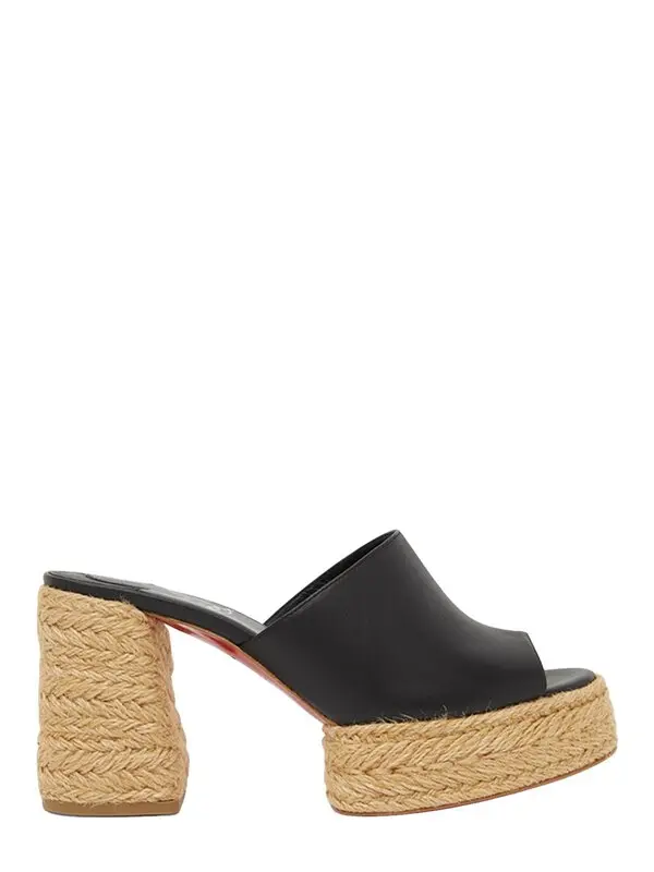 CHRISTIAN LOUBOUTIN Calakala Espadrille Mules - Black