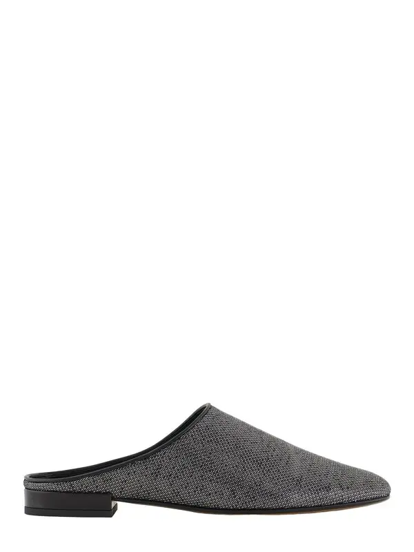 Giorgio Armani X 10 Corso Como Lurex Mules - Black
