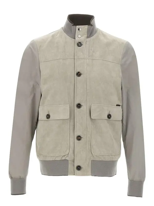 MOORER Alarick Padded Down Jacket - Grey