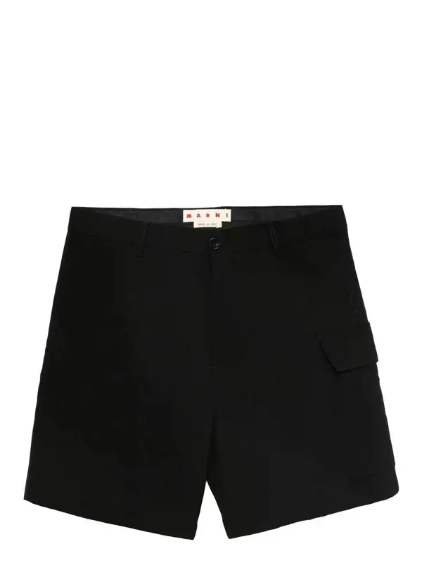 Marni Confetti-embroidered Shorts - Black