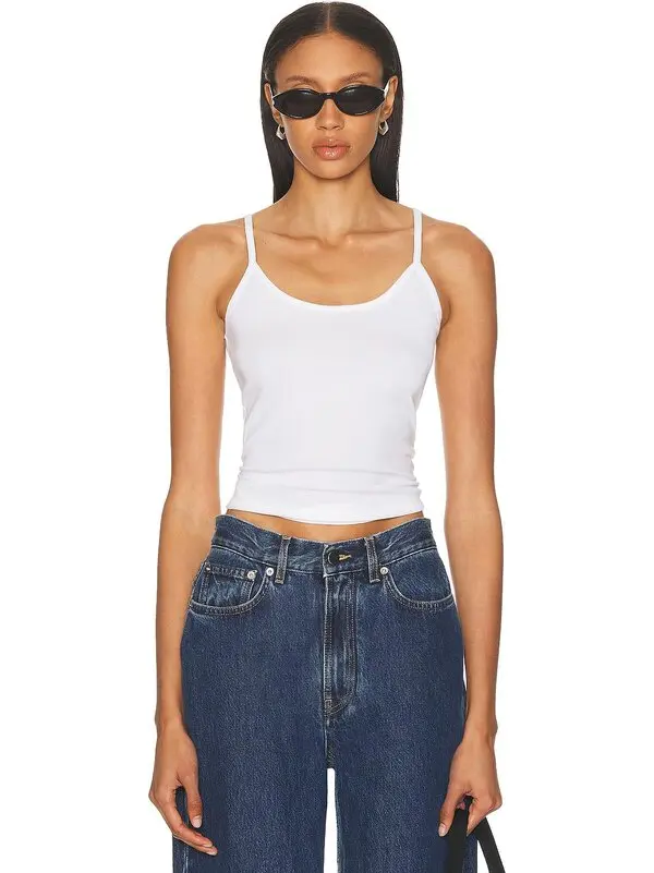 FLORE FLORE Bibi Cami Top - White