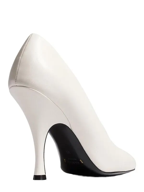 Khaite Eva Peep Toe Pump 100 - White